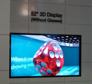 No glasses required for this 52-inch Samsung 3D Display