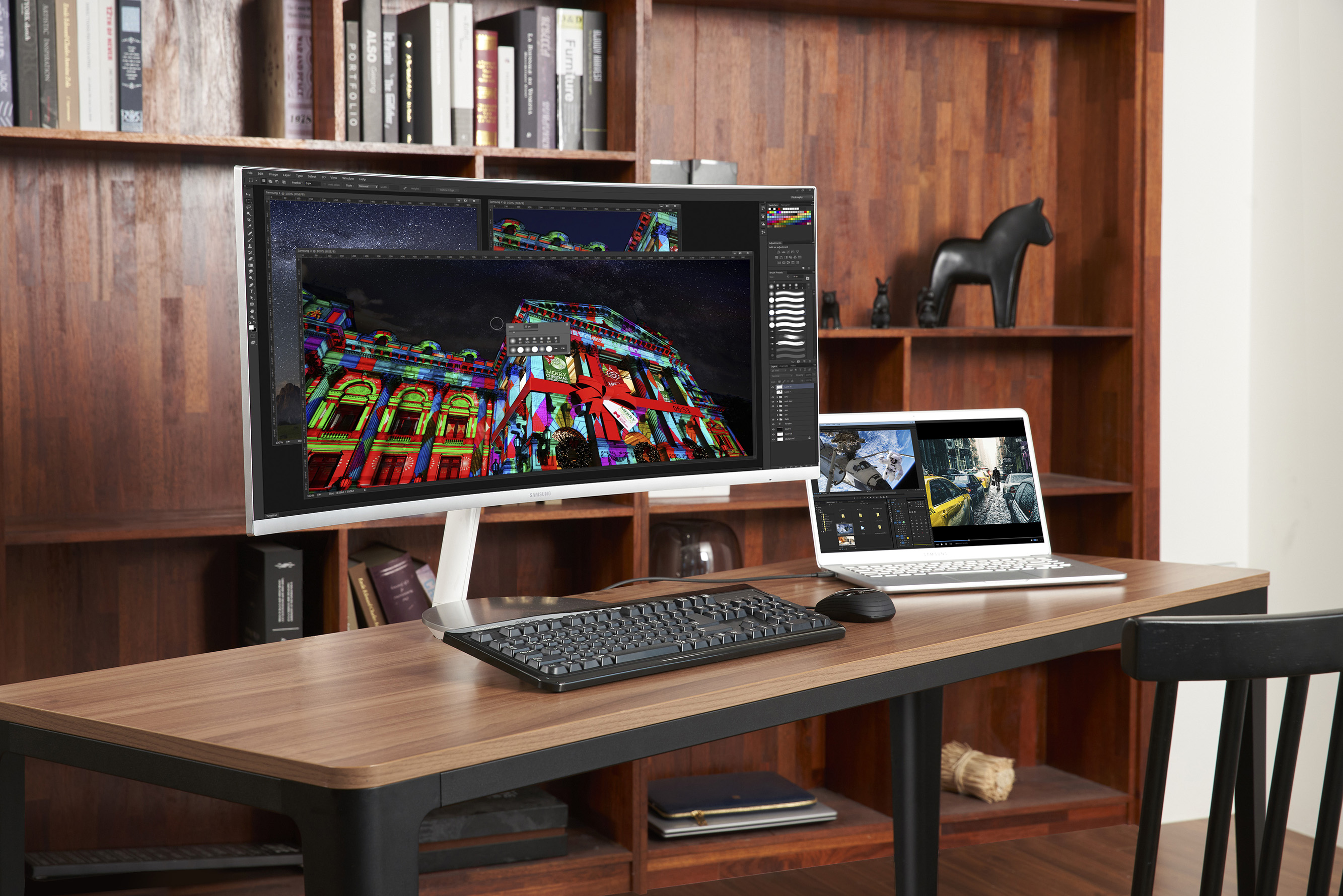 Samsung launches world's first Thunderbolt 3 QLED curved monitor